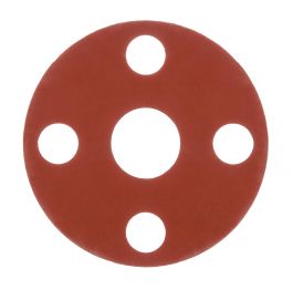 (PACK OF 20) 1/8" Red Rubber Gasket, Full Face, for 1-1/2"-150# Flanges